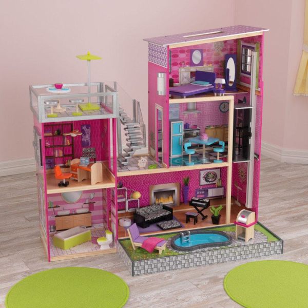 Kidkraft uptown wooden dollhouse store